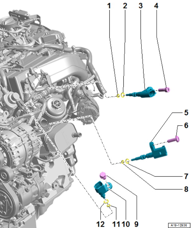 [VW Tiguan 05/2022 1968cc DTS 110Kw Diesel] P0116 Sensore temperatura ...